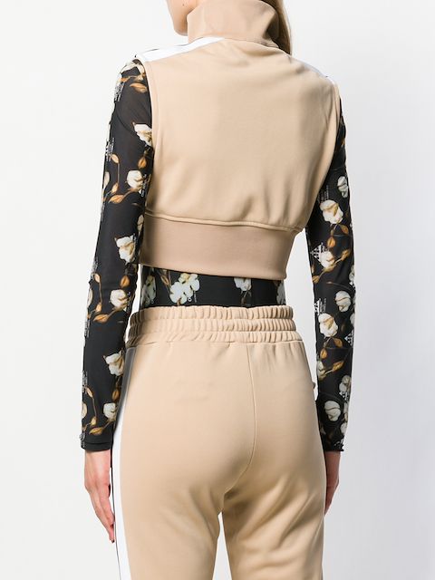 Palm Angels Sleeveless Ruffle Crop Top - Farfetch