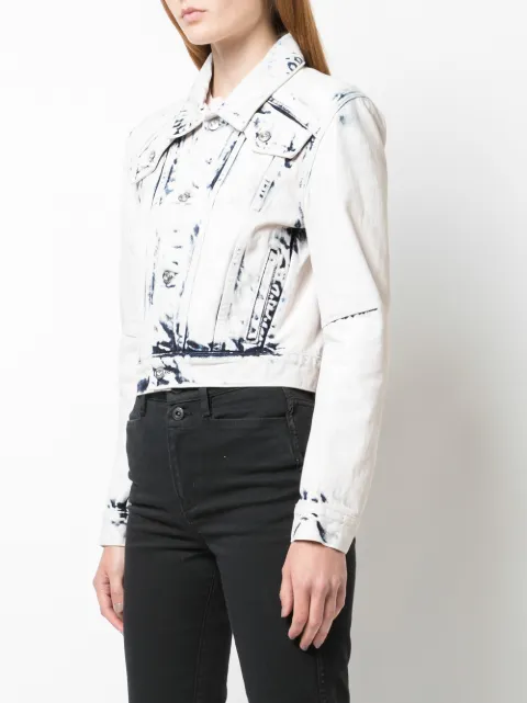 Proenza Schouler White Label Bleached Cropped Jacket Ss20 | Farfetch.com