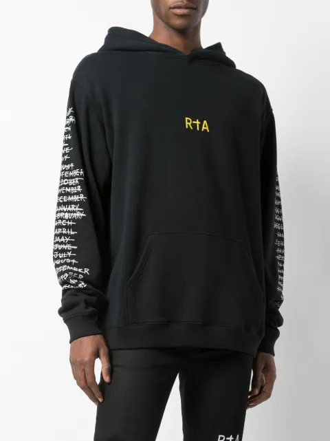 RtA Sweat à Capuche à Logo Imprimé - Farfetch