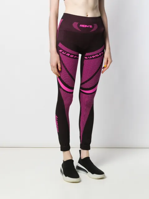 Misbhv Logo Print Leggings Aw19 | Farfetch.com