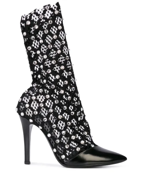 Philosophy Di Lorenzo Serafini Sock Mesh Boots Aw19 | Farfetch.Com