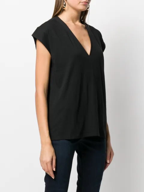 Shop FRAME v-neck T-shirt with Express Delivery - FARFETCH
