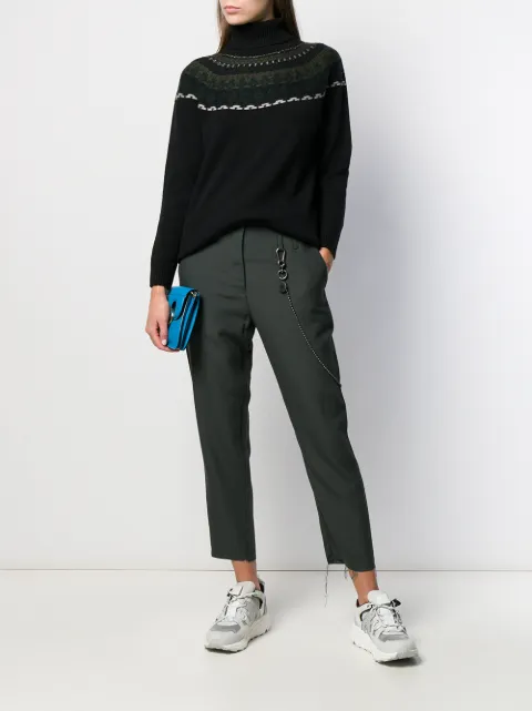 Lamberto Losani Intarsia Knit Sweater | Farfetch.com
