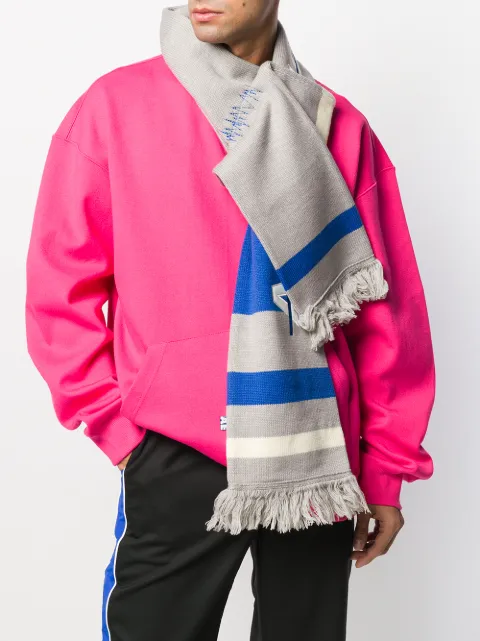 Ader Error Striped Scarf - Farfetch