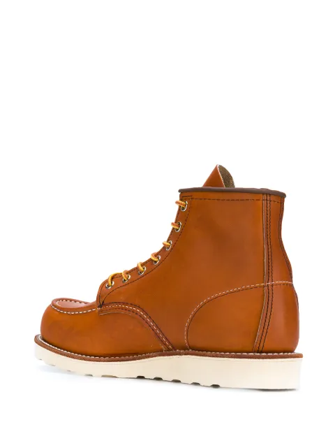 Red Wing Shoes Classic Moc Lace-Up Boots | Farfetch.com