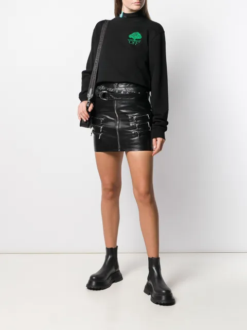 UNRAVEL PROJECT Buckled Mini Skirt - Farfetch
