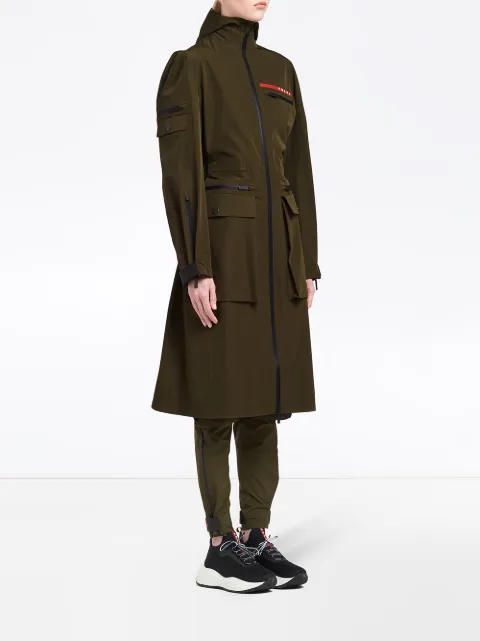 Prada Linea Rossa technical military jacket - FARFETCH
