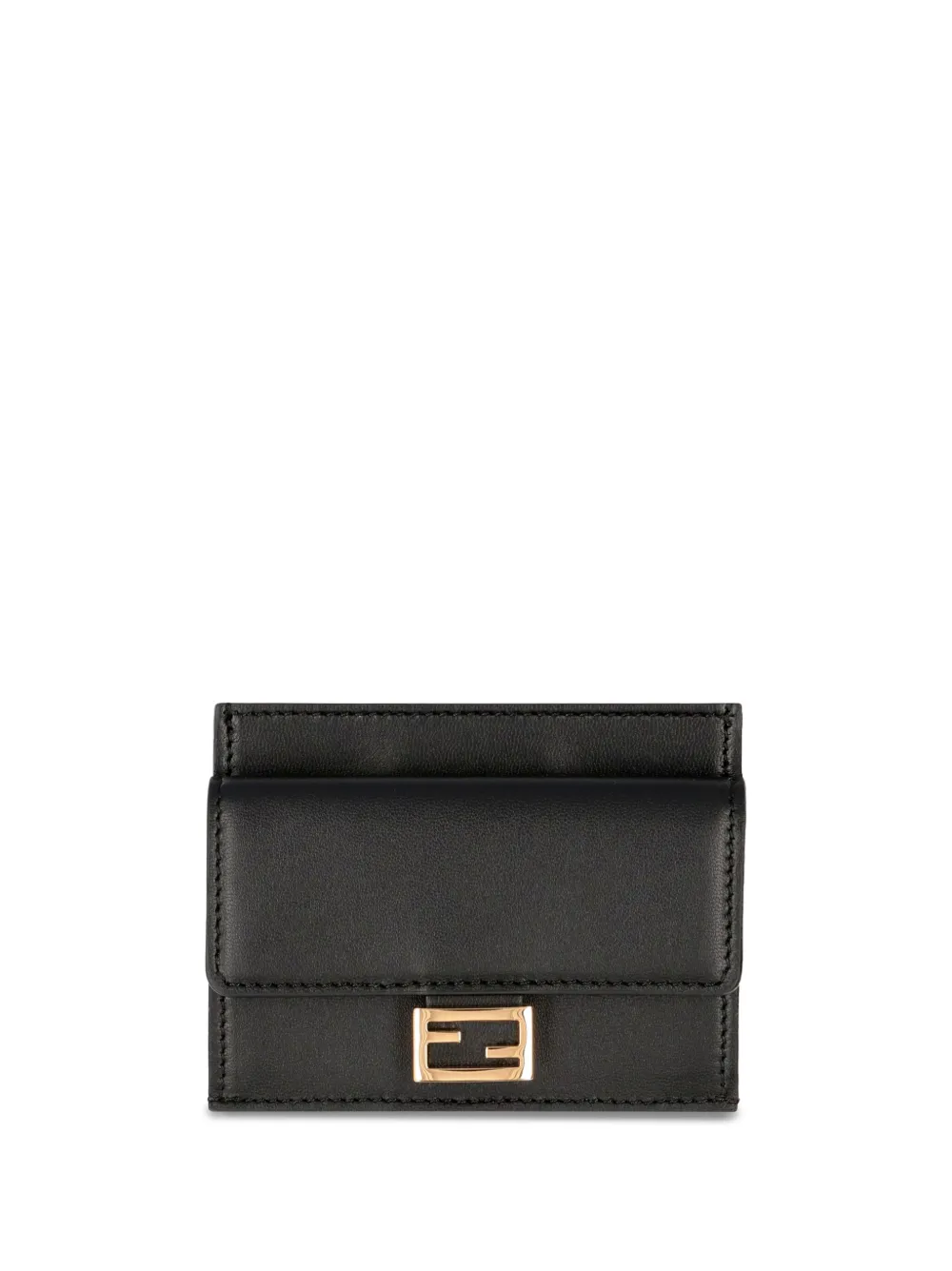 FENDI Baguette Card Holder | Black | FARFETCH