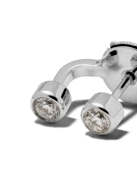 Vanrycke 18kt White Gold Mademoiselle Else Diamond Single Earring ...