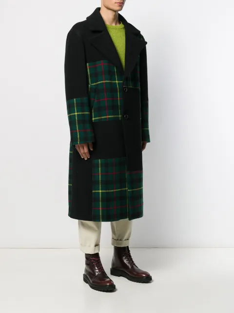 Buscemi Checked single-breasted Coat - Farfetch