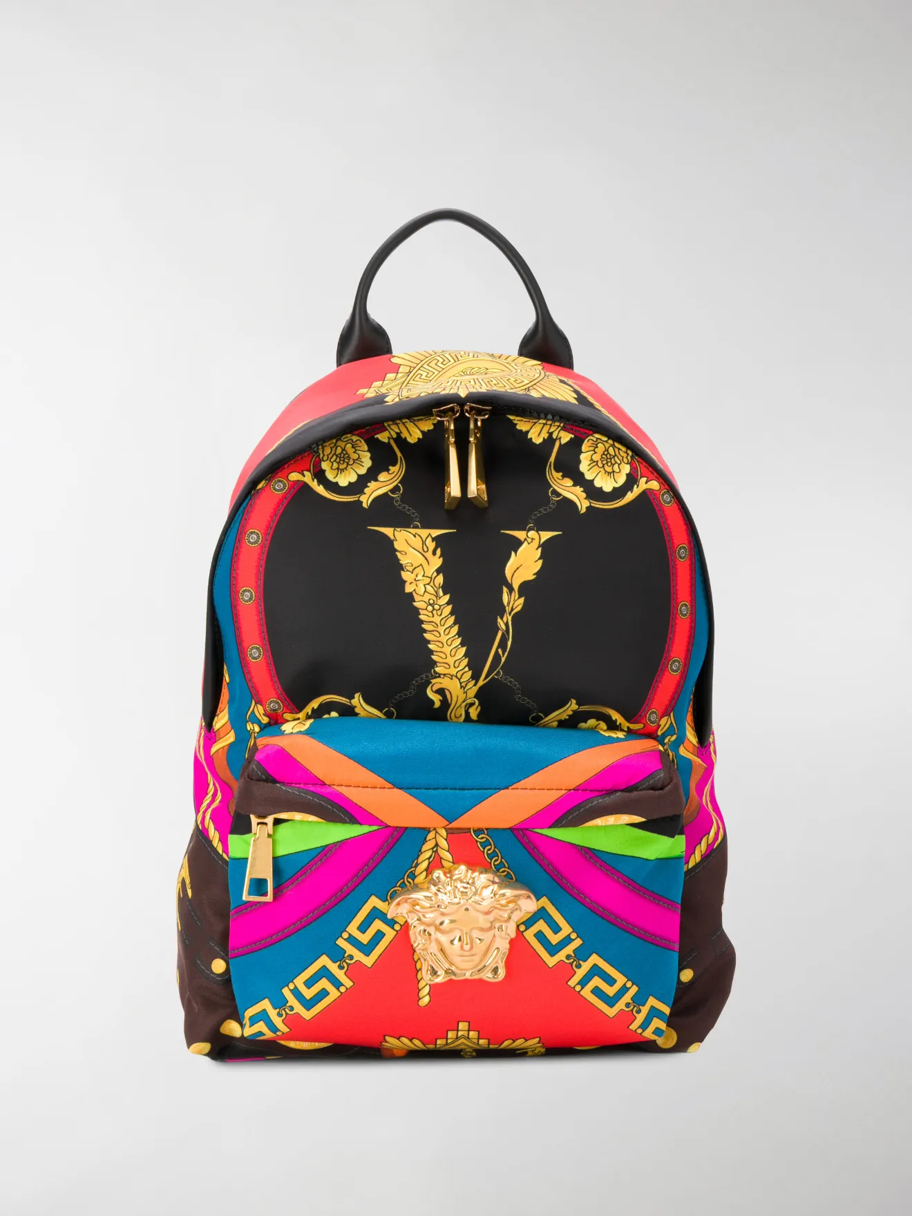 Versace Medusa detail backpack black | MODES