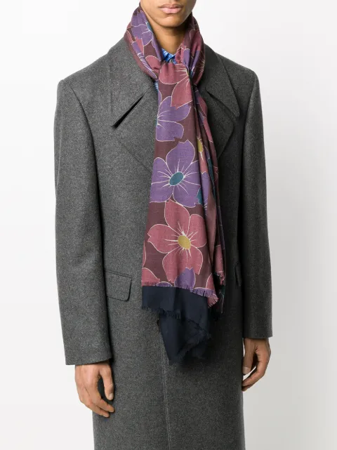 Dell'oglio Floral Print Scarf Aw19 | Farfetch.com