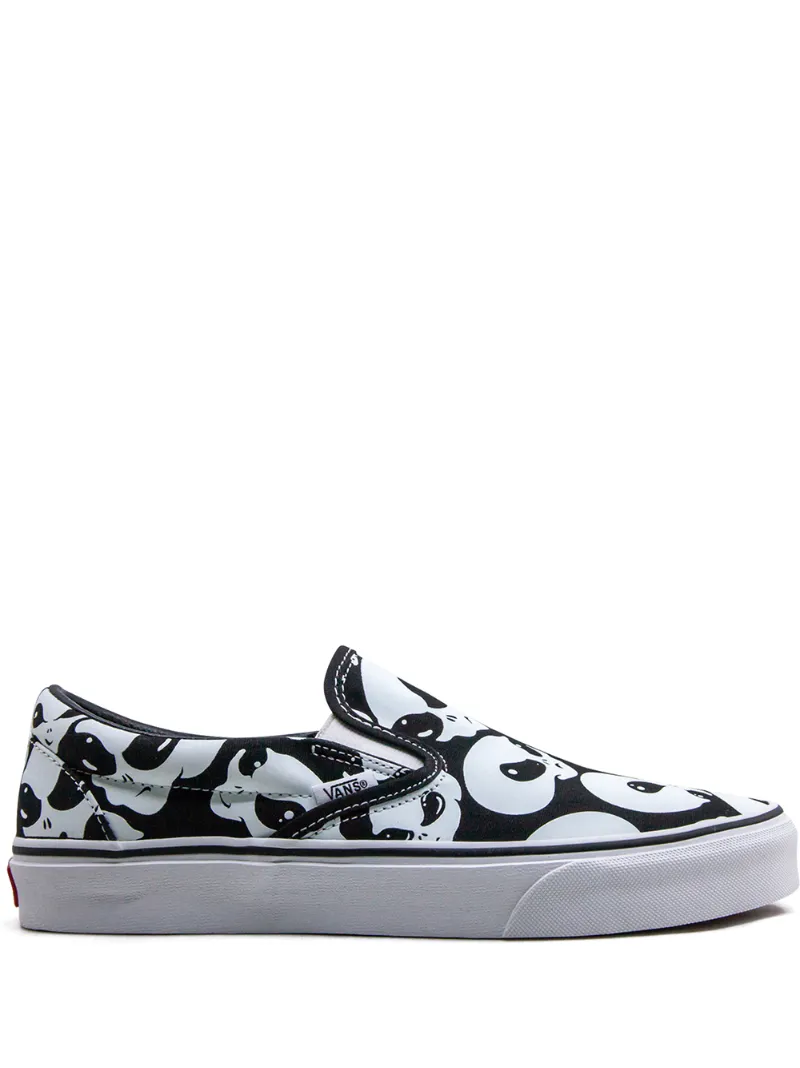 Vans Alien Slip-on Sneakers In Black ,white | ModeSens