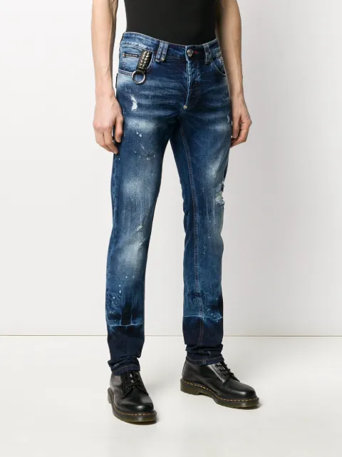 Philipp Plein Super Straight Cut Jeans - Farfetch