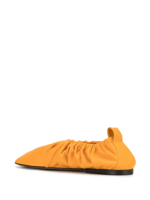 NEOUS Square Toe Elasticated Side Ballerinas - Farfetch