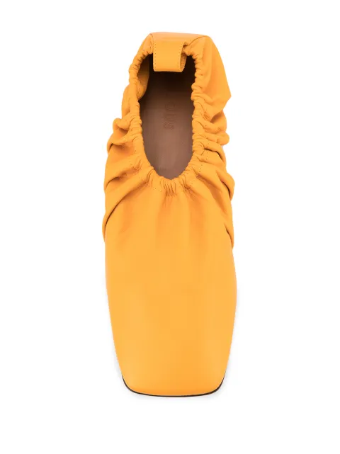 NEOUS Square Toe Elasticated Side Ballerinas - Farfetch
