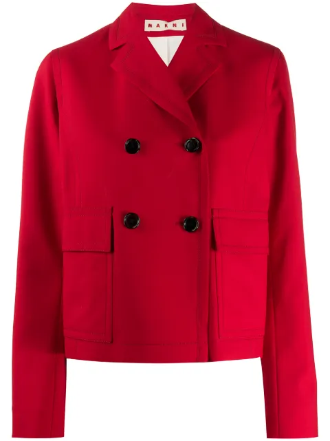 Marni Short double-breasted Jacket - Farfetch