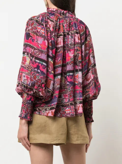 Shop Chufy Cusco floral patterned shirt with Express Delivery - FARFETCH