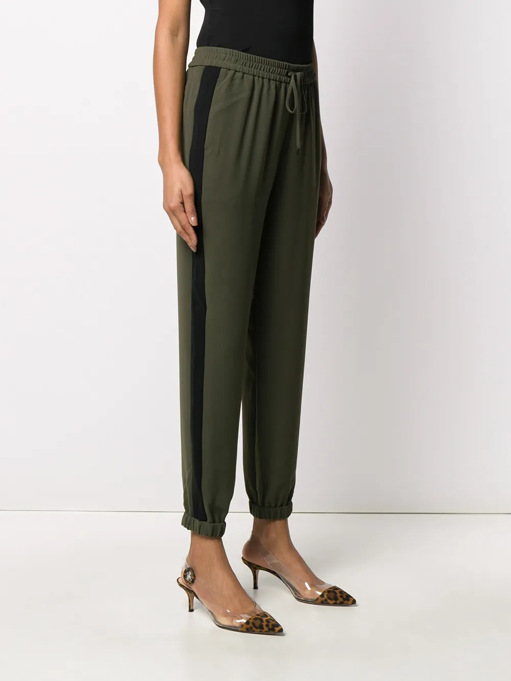 Michael Michael Kors Loose Fit Track Pants | Green | FARFETCH UK