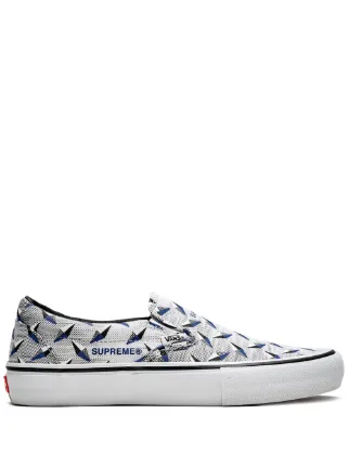 Vans x Supreme slip-on Pro "Diamond Plate" Sneakers - Farfetch