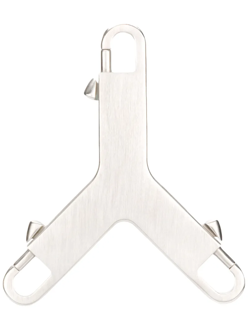 Rick Owens Cerberus Triple-sided Key Chain In Silver | ModeSens
