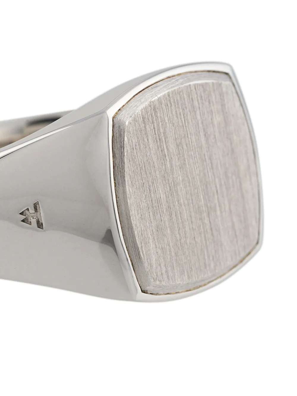 Tom Wood Square Shaped Ring | Silver | FARFETCH