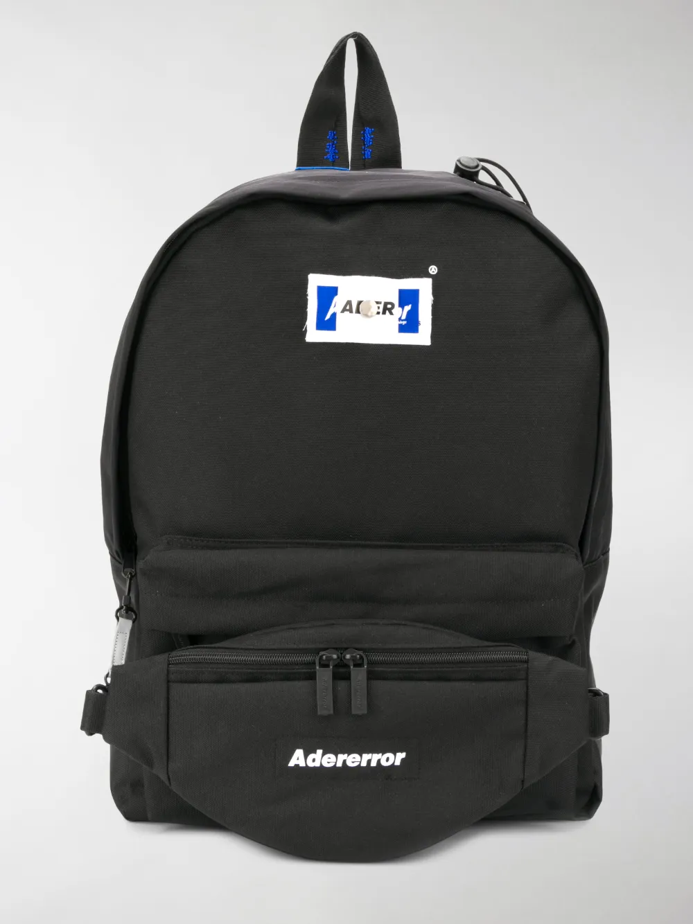 Ader Error Backpack With Detachable Crossbody Bag In Black | ModeSens