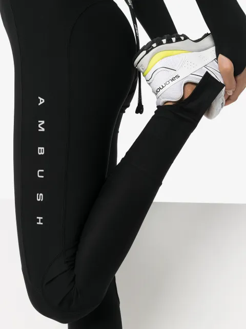AMBUSH logo-print Leggings - Farfetch
