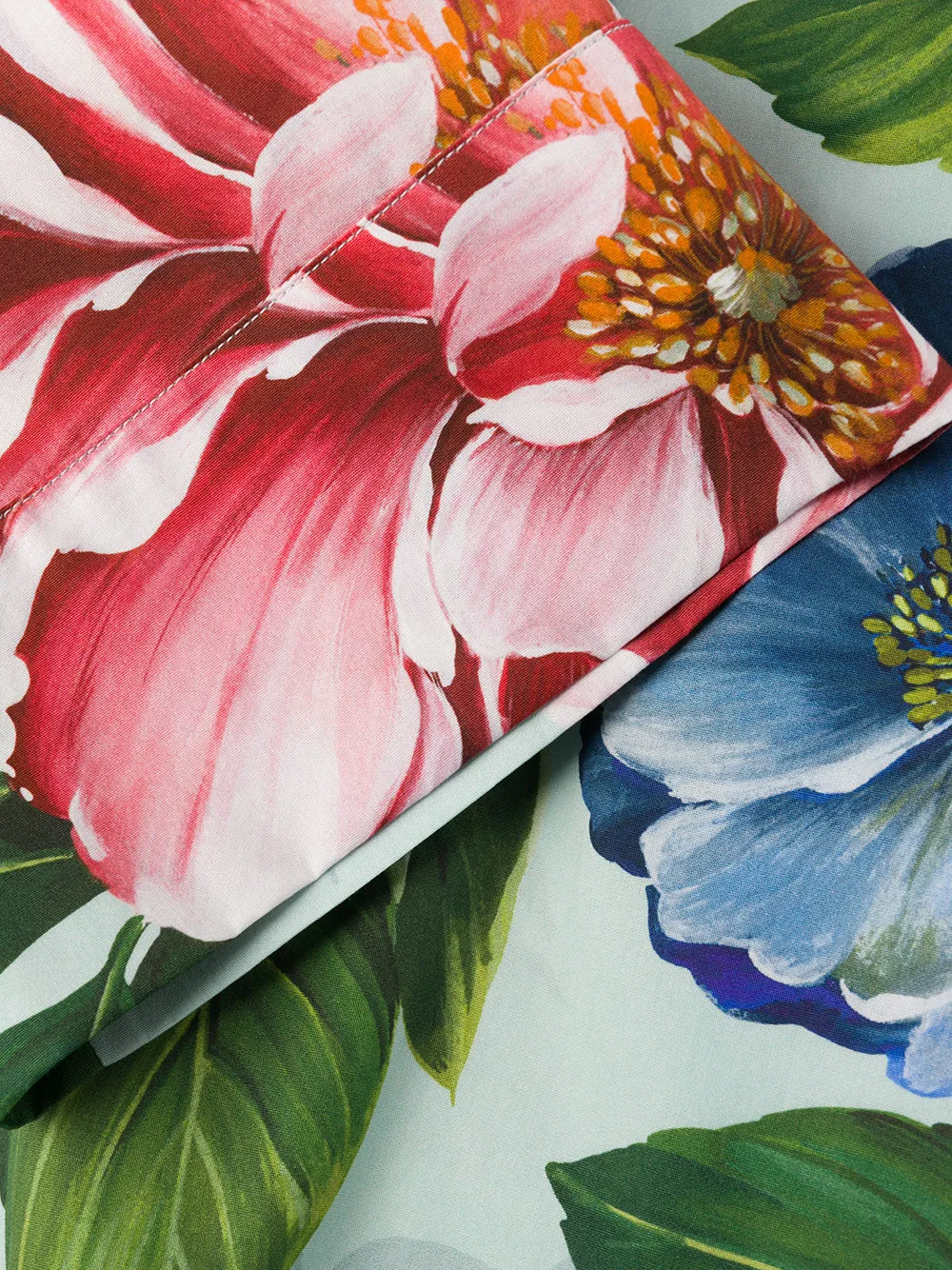 Dolce & Gabbana Camisa Com Estampa Floral | Azul | FARFETCH BR