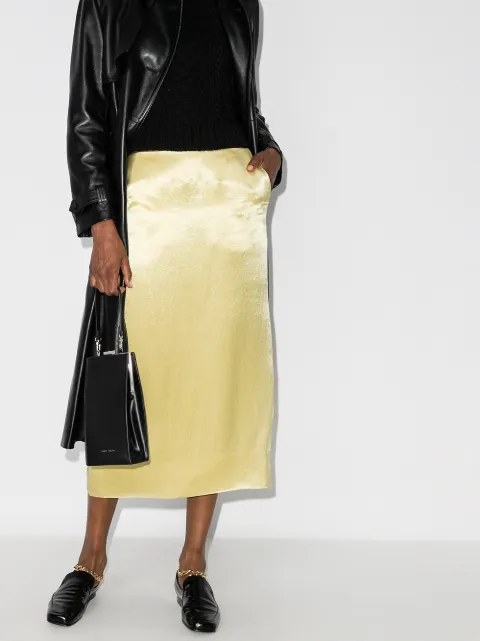 SAMUEL GUÌ YANG Crushed Midi Skirt - Farfetch