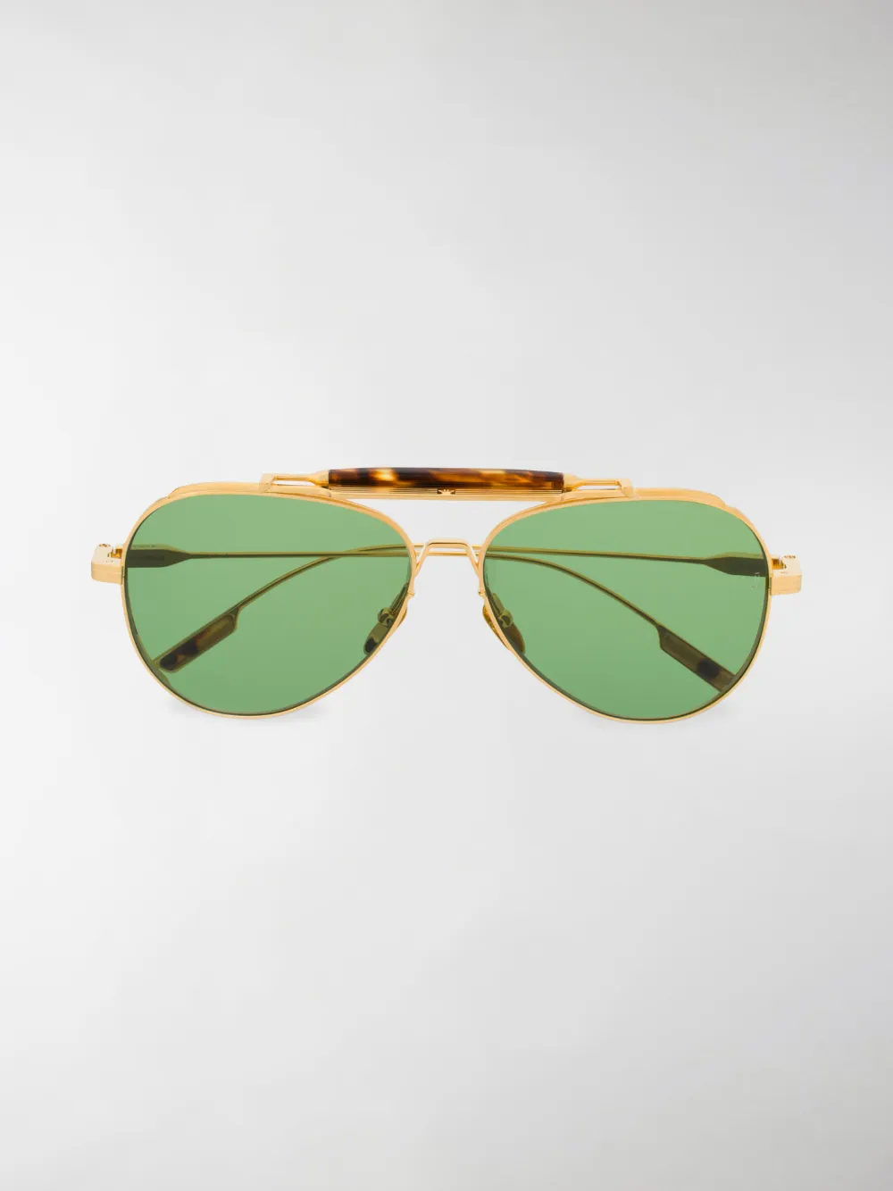 Jacques Marie Mage Aviator Frame Sunglasses In Gold | ModeSens