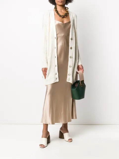 Gentry Portofino Ribbed long-line Cardigan - Farfetch