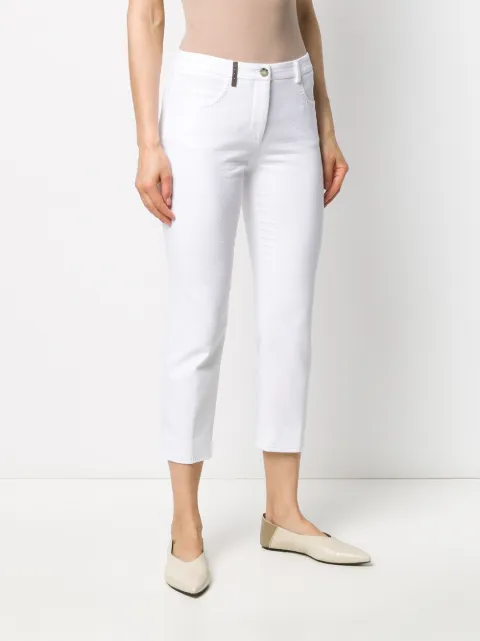 Peserico Skinny Cropped Trousers - Farfetch