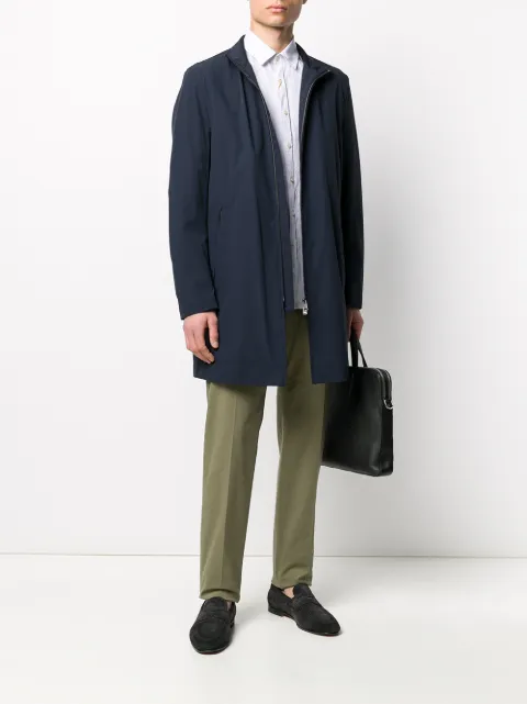 Canali Off Centre Button Chinos Farfetch canali-off-centre-button-chinos-farfetch
