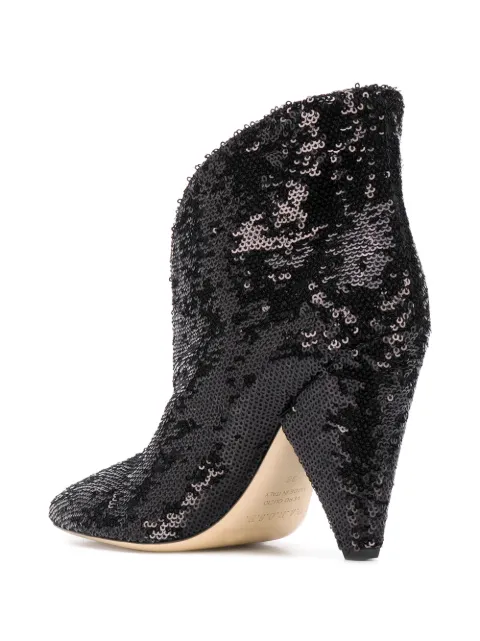 P.A.R.O.S.H. Sequinned Ankle Boots - Farfetch