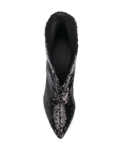 P.A.R.O.S.H. Sequinned Ankle Boots - Farfetch