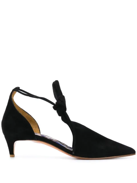 Shop black Forte Forte pointed suede sandals with Express Delivery ...