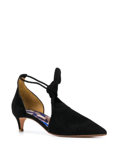Shop black Forte Forte pointed suede sandals with Express Delivery ...