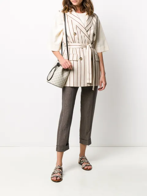 Peserico Sleeveless Trench Jacket Ss20 | Farfetch.Com