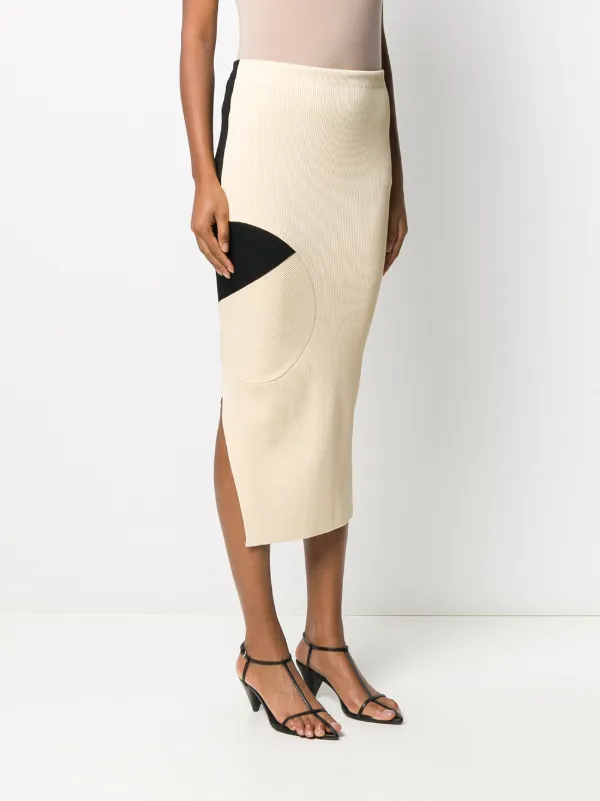 white ペンシルタイプスカート off - nimfomane.com