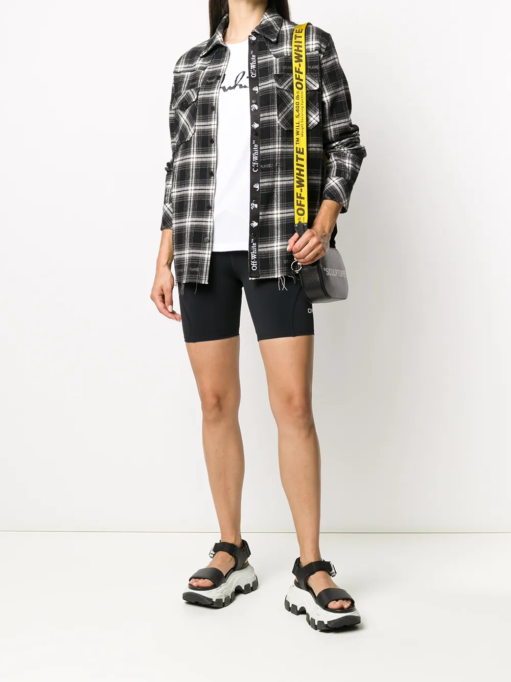 Off-White Script Logo Print T-shirt - Farfetch