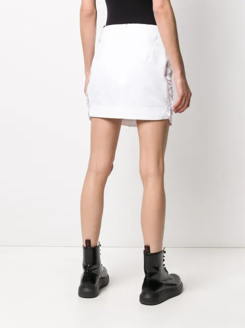 Shop white Dondup sequinned mini skirt with Express Delivery - Farfetch