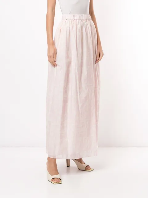 Emporio Armani Motif Maxi Skirt - Farfetch