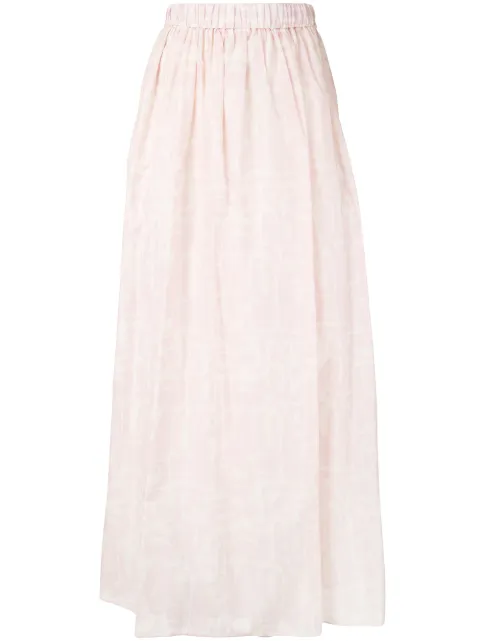 Emporio Armani Motif Maxi Skirt - Farfetch
