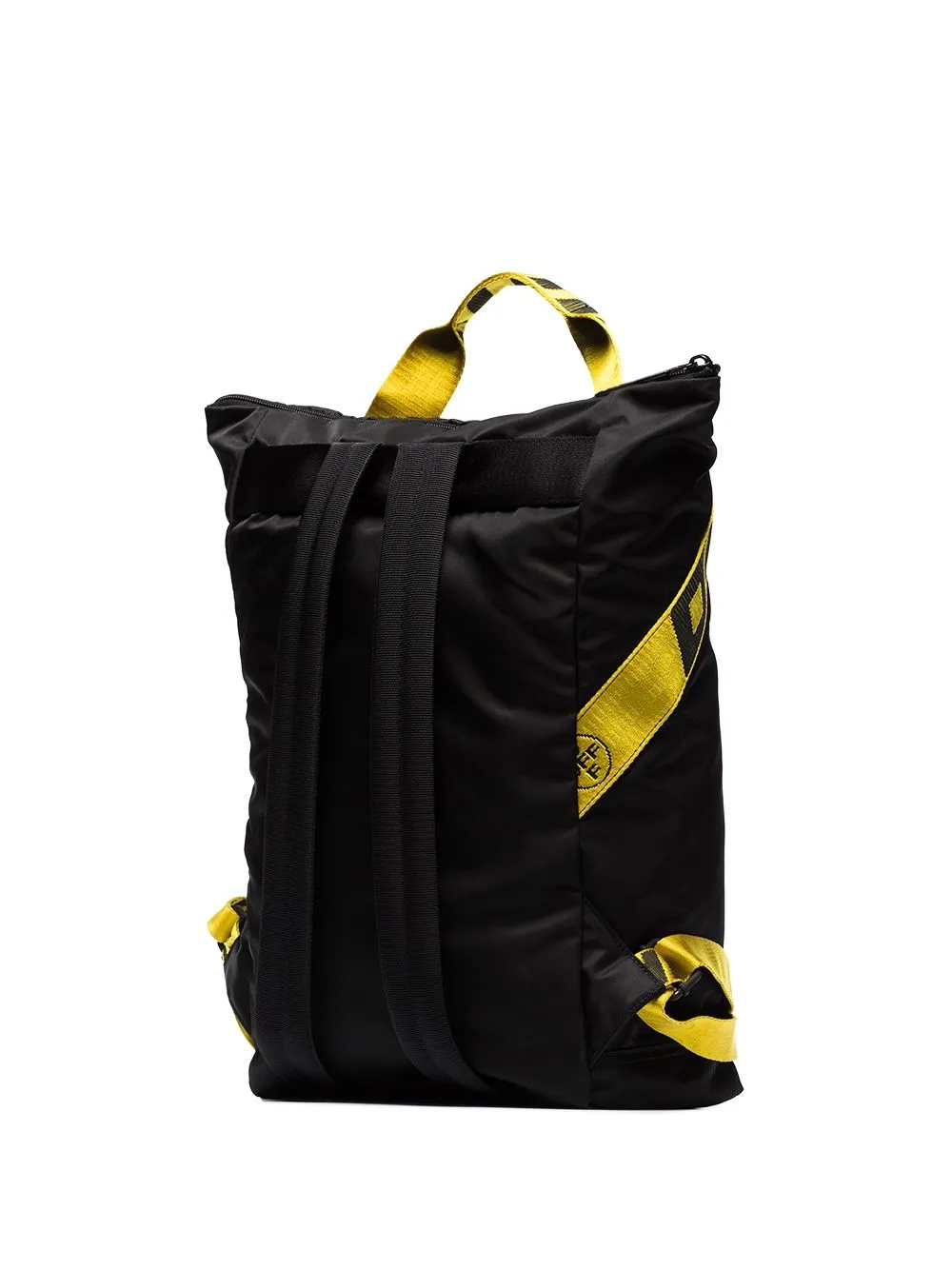 Off-white Industrial Logo-strap Backpack In 1000 Black No Color | ModeSens