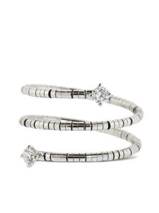 Mattia Cielo Anel De Ouro Branco 18k Com Diamante | Prateado | FARFETCH BR