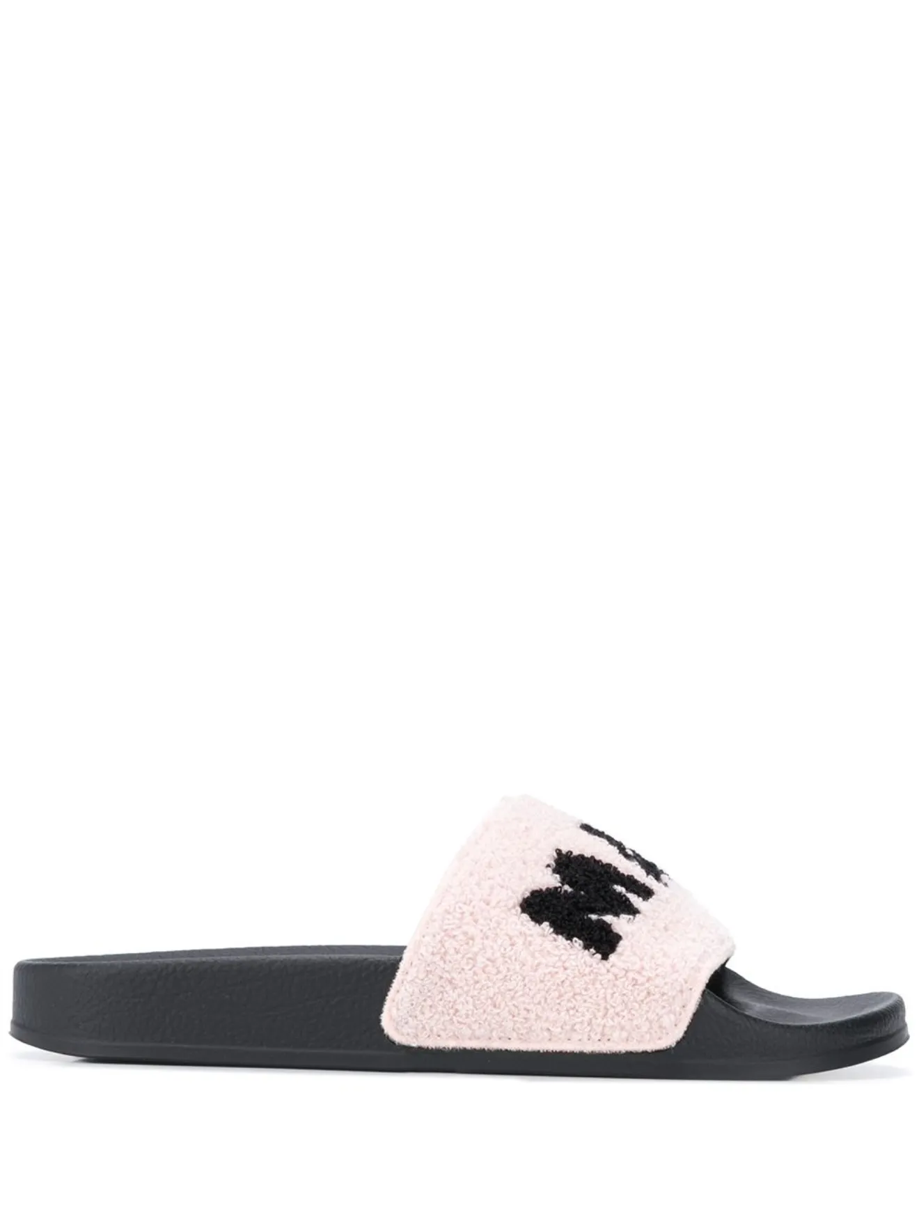 Marni Marni! textured slides black | MODES