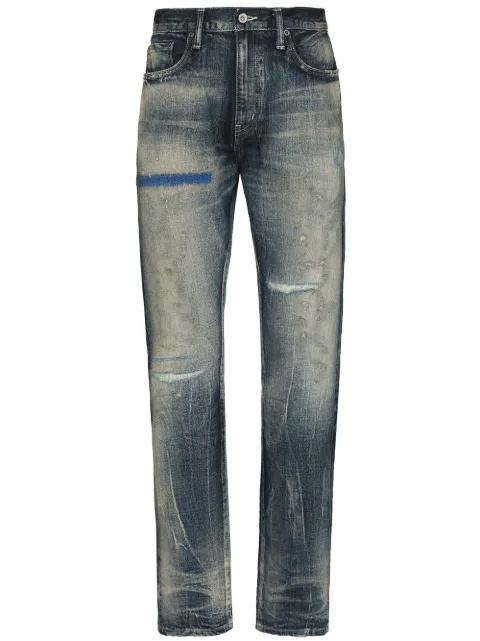 Neighborhood blue Savage straight-leg jeans for men | 202XBNHPTM09 at ...