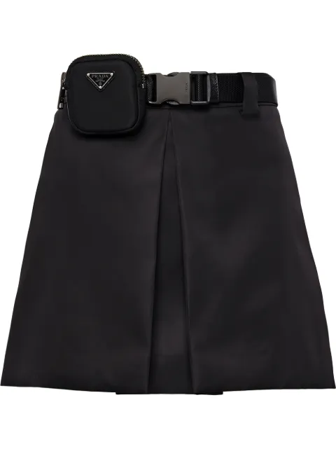 Prada A-line mini skirt - FARFETCH