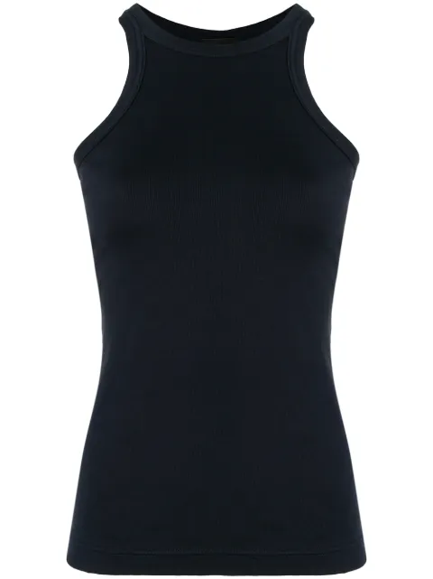 Shop blue GOODIOUS ribbed tank top with Express Delivery - Farfetch